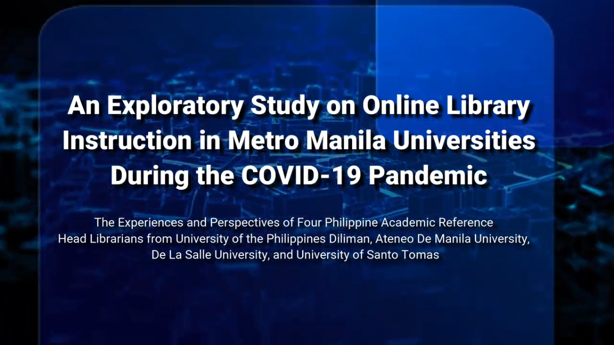 Presentations of UP Librarians at the PLAI Congress 2021 – The ...