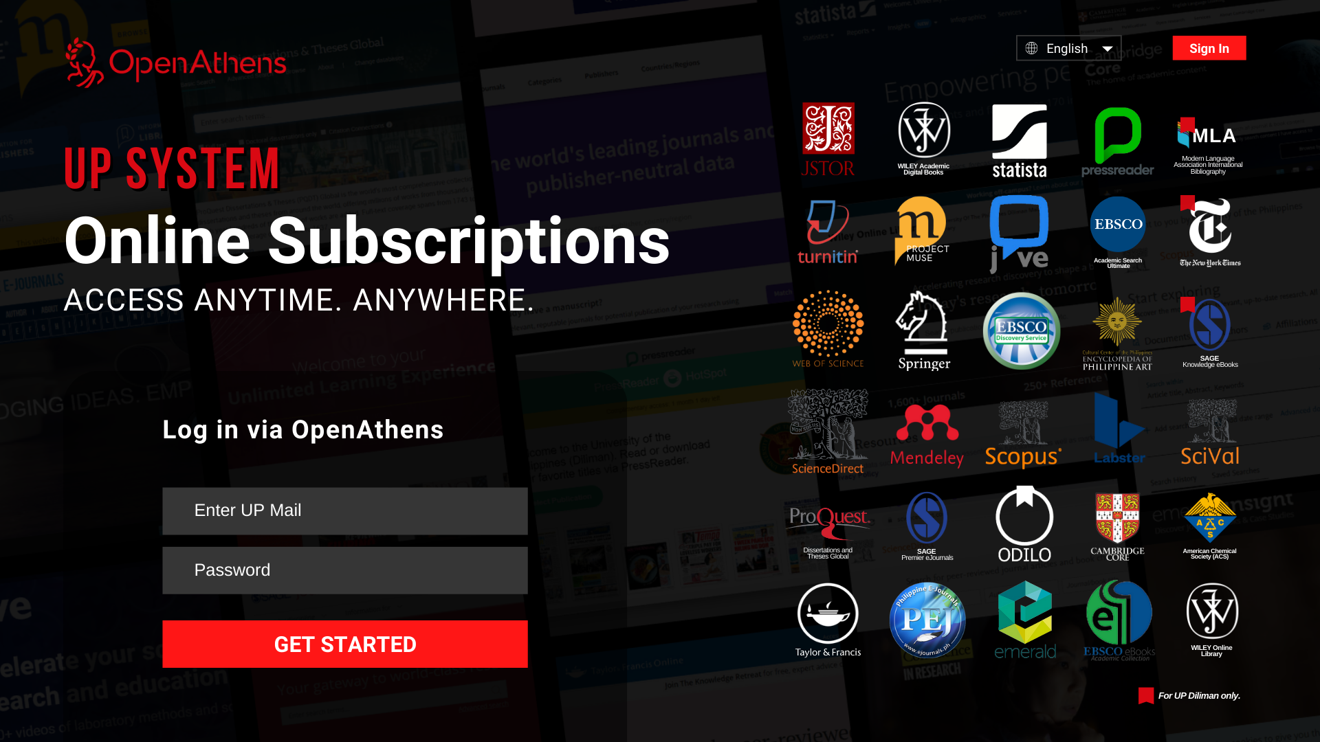 UP System Database Subscriptions Launch – The University Library ...