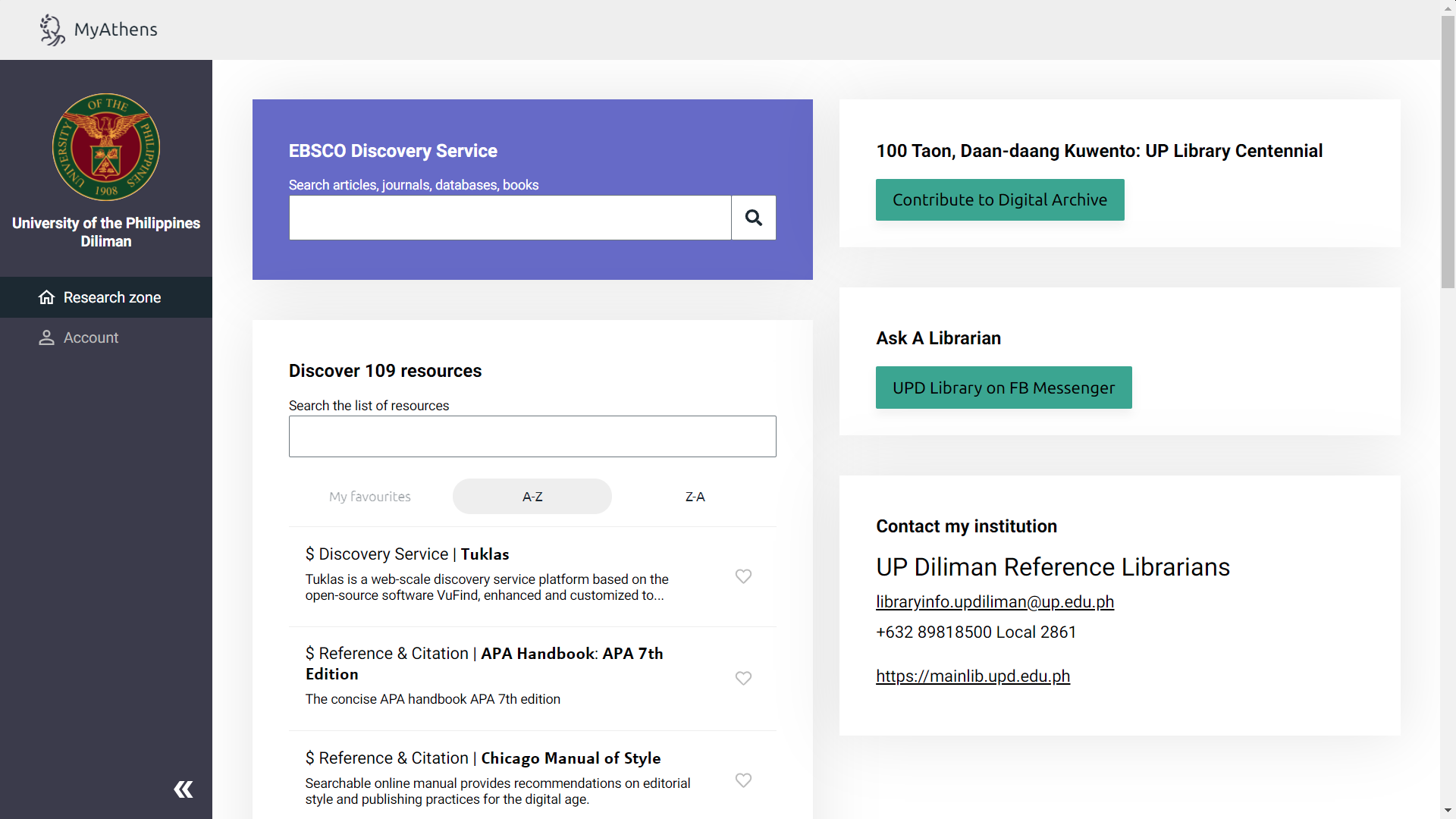Redesigned Remote Access Interface – The University Library, University ...